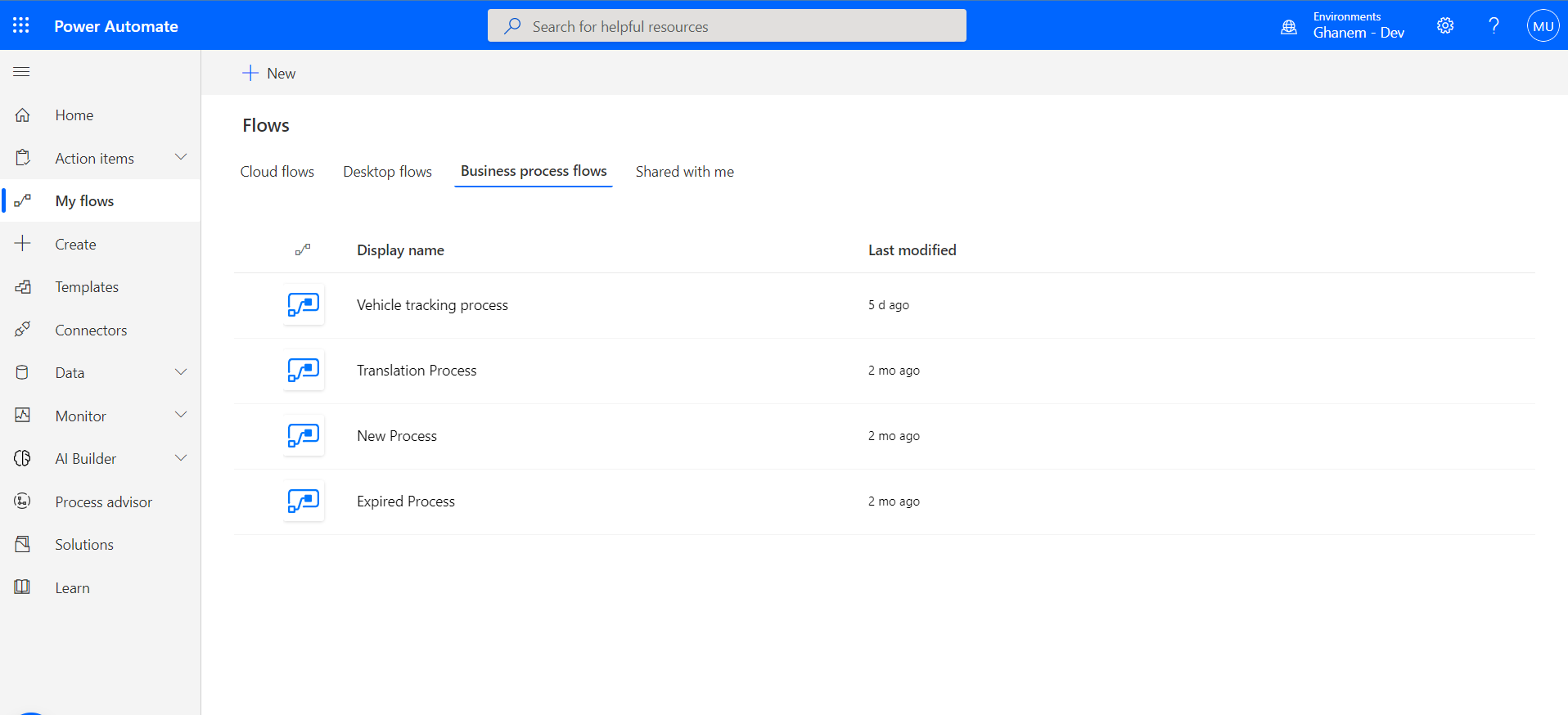 How to create Business Process Flow in Power Apps